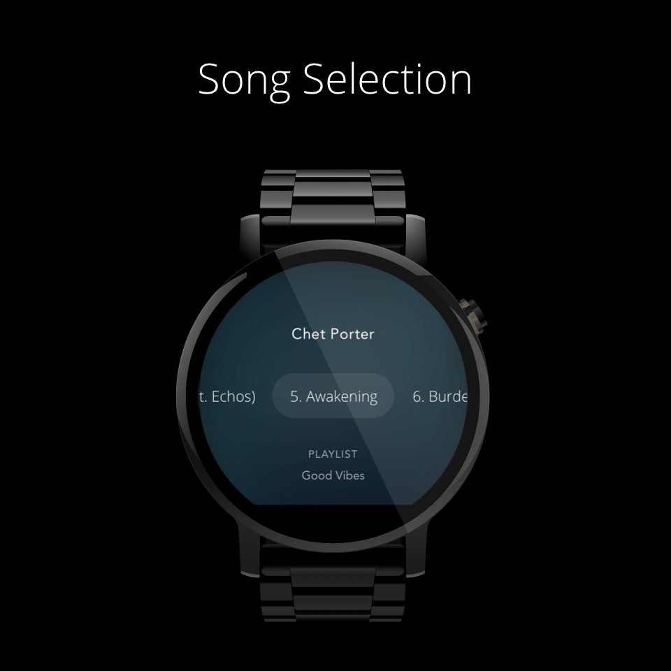 Spotify Wearable Concept – David Nieuwenhuizen